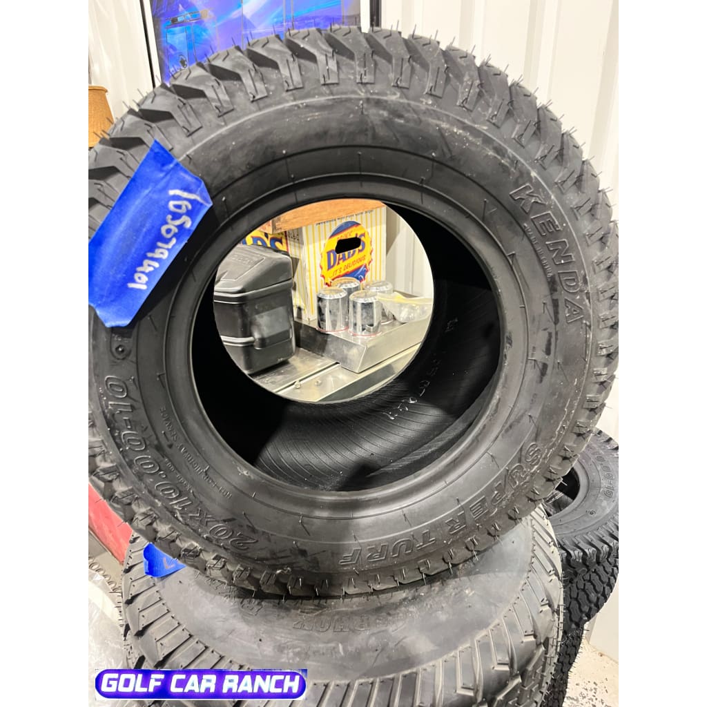 105079401 CLUB CAR 20/10-10 GOLF CART TIRE - KENDA SUPER TURF TIRE ...
