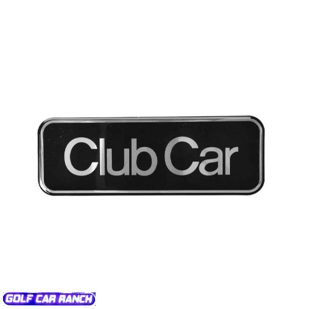 102883602 CLUB CAR CONSUMER SILVER DECAL – GOLF CAR RANCH